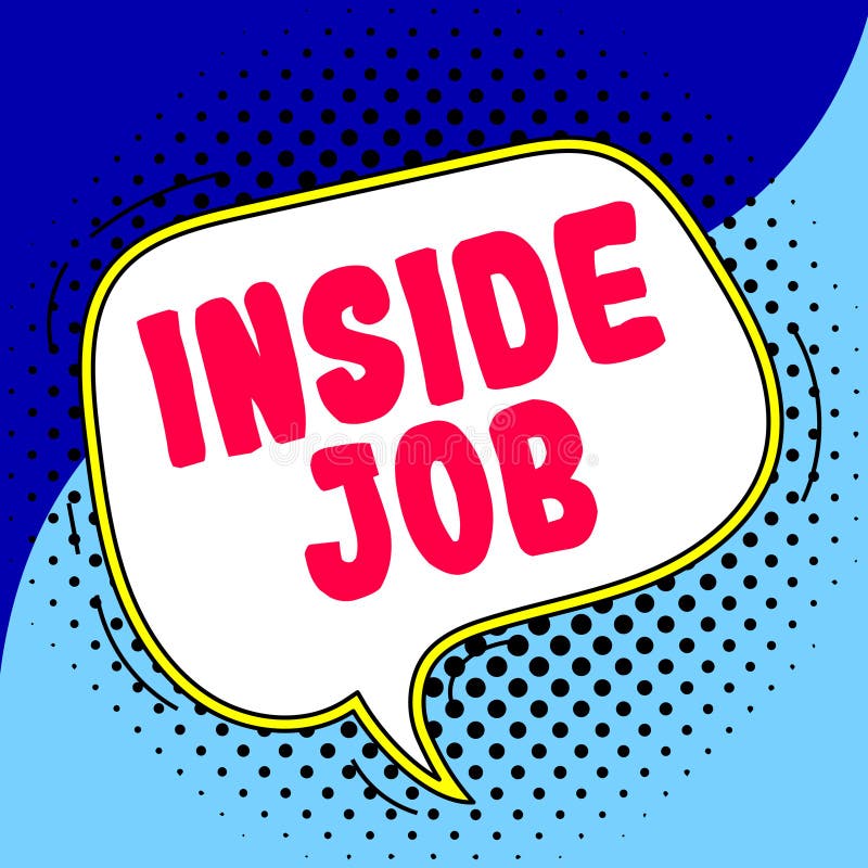 Conceptual Display Inside Job. Business Overview Done with the Help of ...