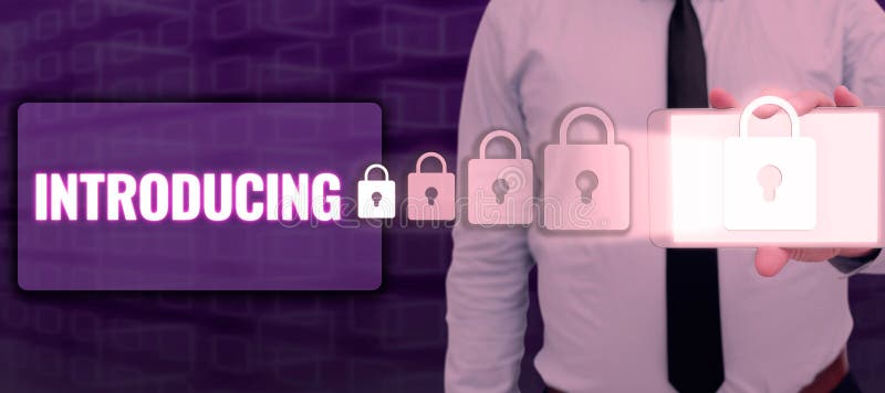 Handwriting Text Introducing. Business Approach Presenting a Topic or ...