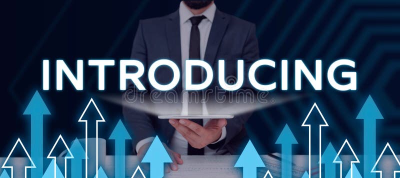 Text Sign Showing Introducing. Business Overview Presenting a Topic or ...