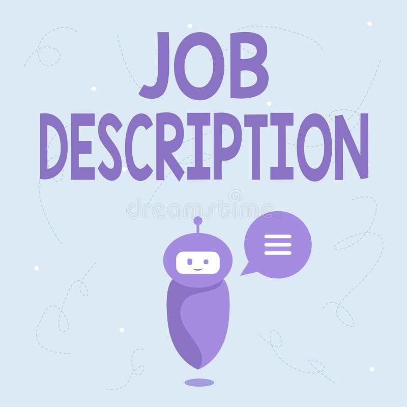 Job Description Word Cloud Stock Illustrations – 44 Job Description ...