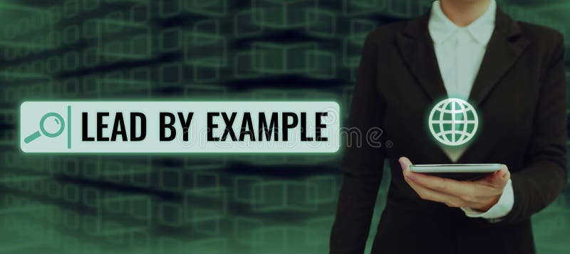 Conceptual Caption Lead by Example. Business Approach Be a Mentor ... Conceptual Caption Lead by Example. Business Approach Be a Mentor ...