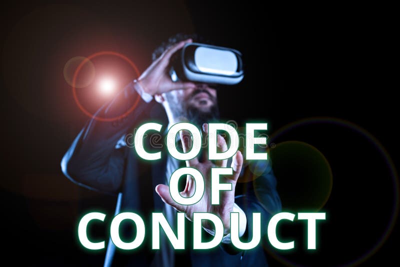 Conceptual Display Lead by Example. Conceptual Photo Ethics Rules Moral ...