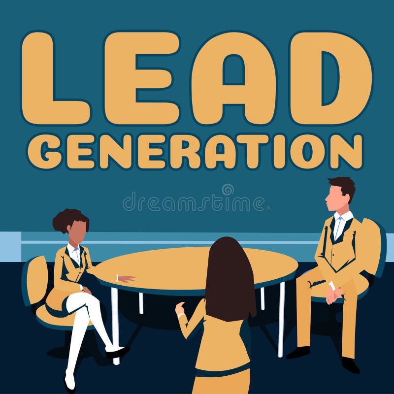 Conceptual Display Lead Generation. Concept Meaning Process of ...