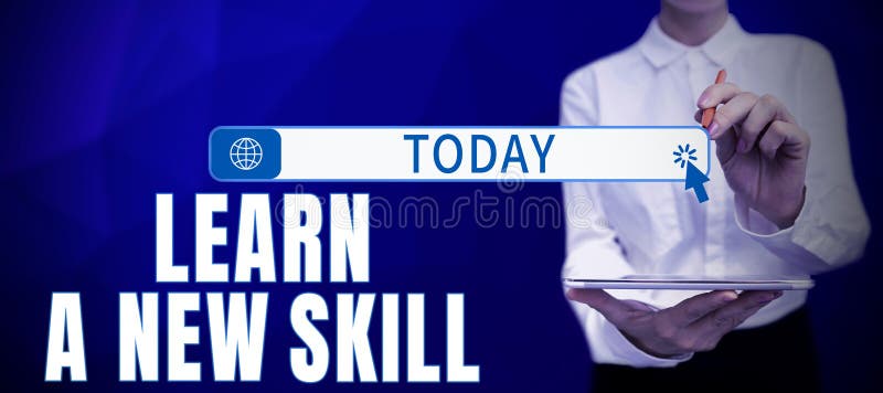 Conceptual Display Learn a New Skill. Business Idea Acquisition ...