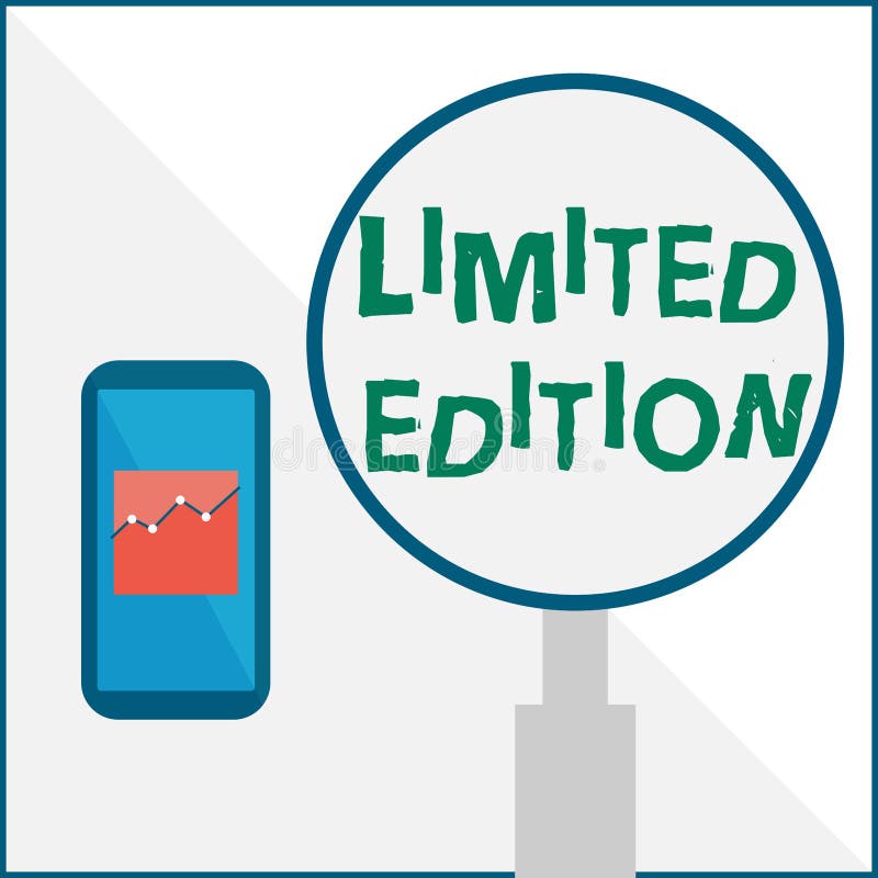 Writing Displaying Text Limited Edition. Business Idea Work of ...