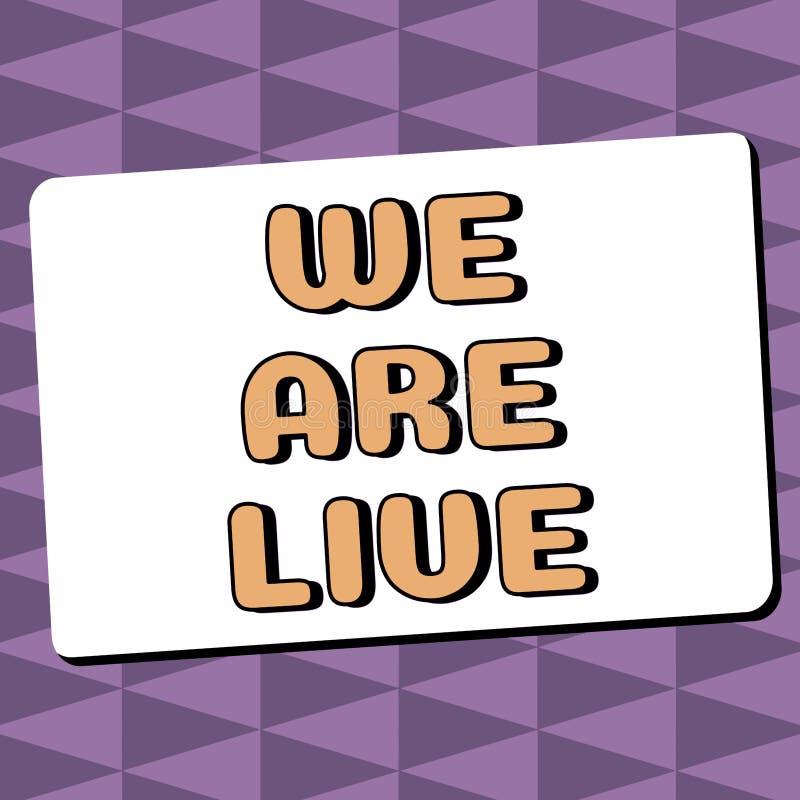 Text Caption Presenting we are Live. Business Concept Continuous Report ... Text Caption Presenting we are Live. Business Concept Continuous Report ...