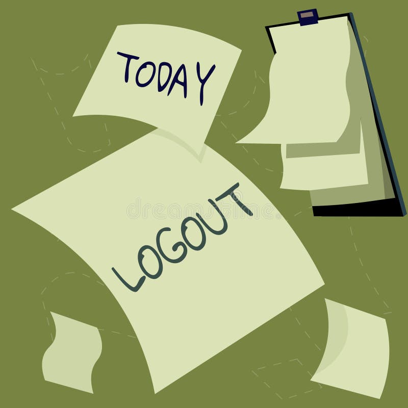 Conceptual Display Logout. Business Approach Go through Procedures To ... Conceptual Display Logout. Business Approach Go through Procedures To ...