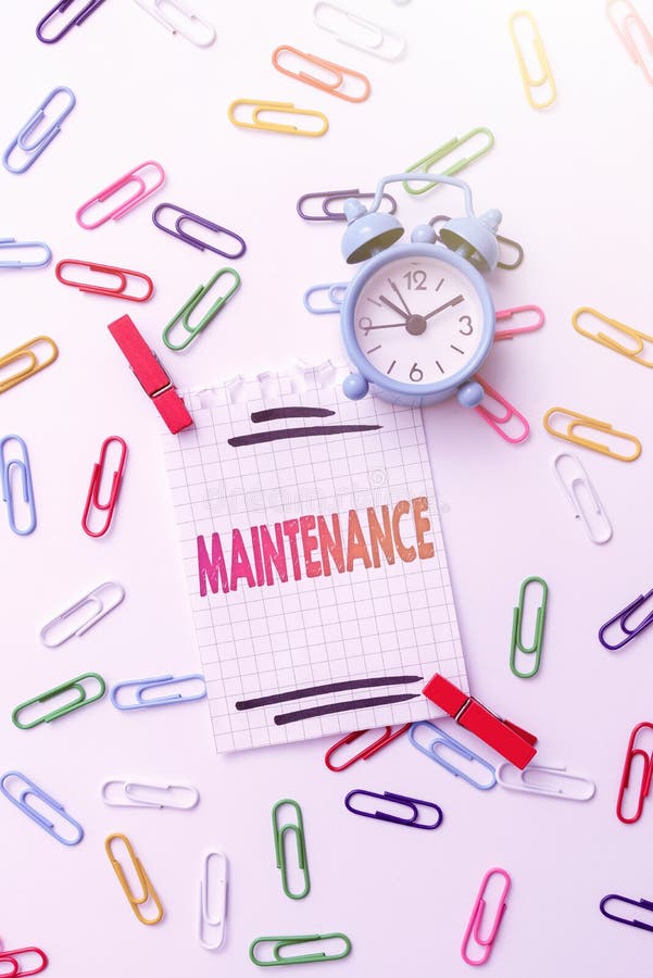 Conceptual Display Maintenance. Word for Method of Preserving or ...