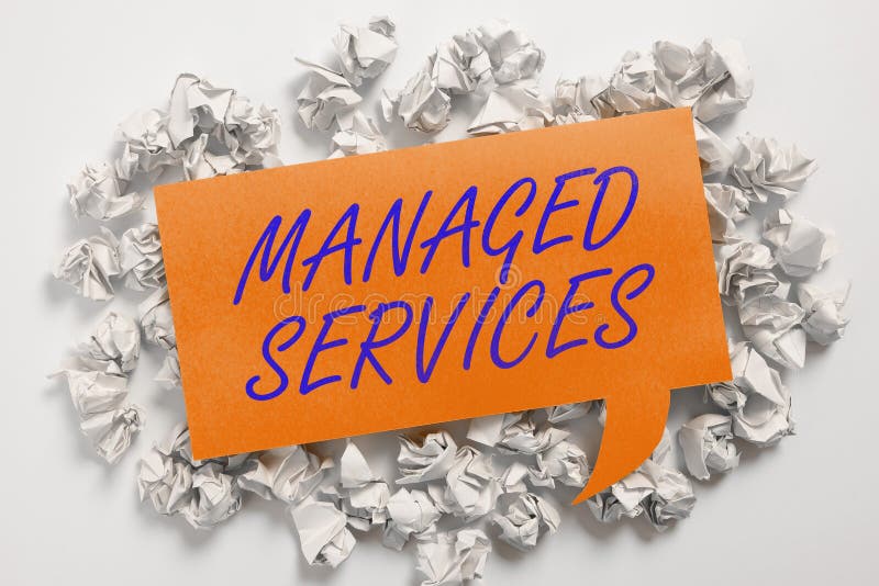 Conceptual Display Managed Services. Internet Concept Company that ...