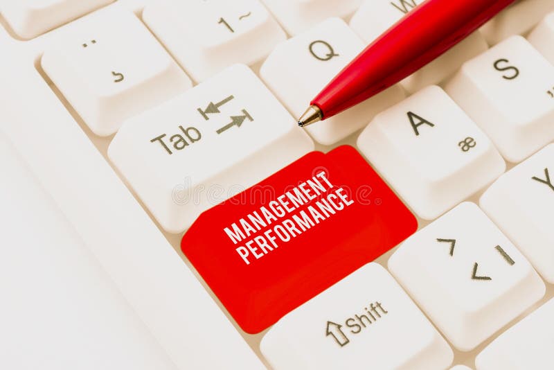Text Caption Presenting Management Performance. Concept Meaning ... Text Caption Presenting Management Performance. Concept Meaning ...