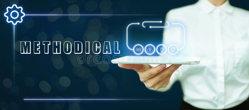 Conceptual Display Methodical. Business Approach System of Methods Used ...