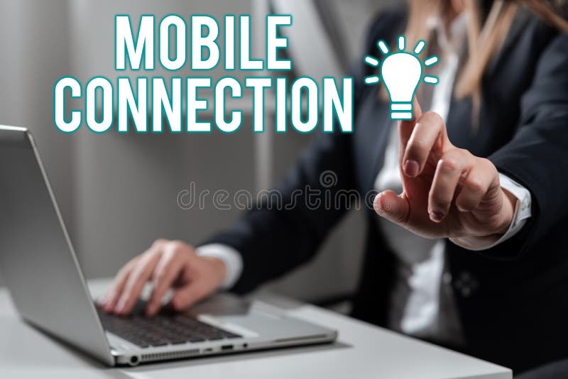 Conceptual Display Mobile Connectionsecure Universal Login Solution