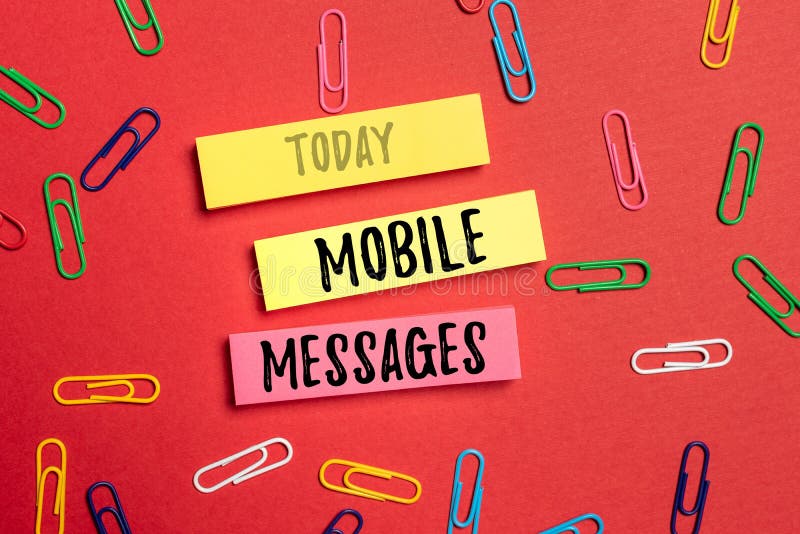 Text Showing Inspiration Mobile Messages. Business Idea the Act of ...