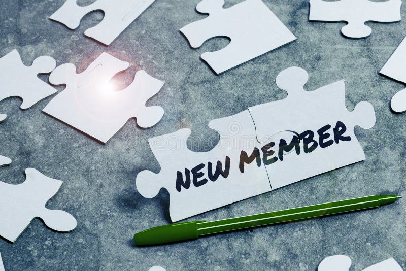 Conceptual Display New Member. Business Idea Recruiting Employee To ... Conceptual Display New Member. Business Idea Recruiting Employee To ...