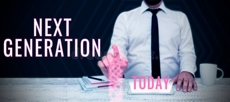 Conceptual Display Next Generation. Business Approach Product that Has ...