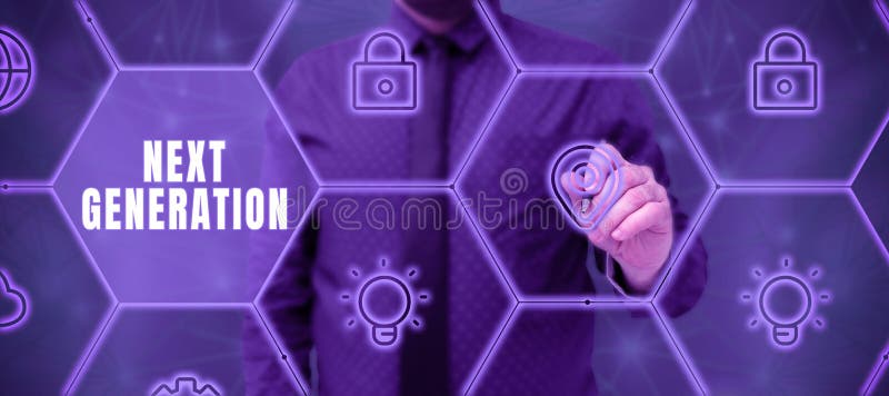 Conceptual Display Next Generation. Business Idea Product that Has Been ...