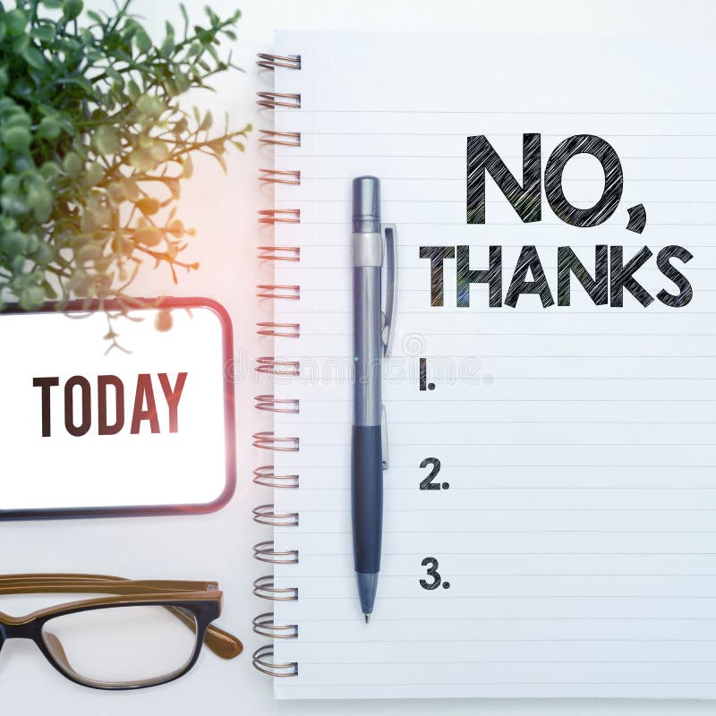 Conceptual Caption No, Thanks. Business Concept Answering Question ...