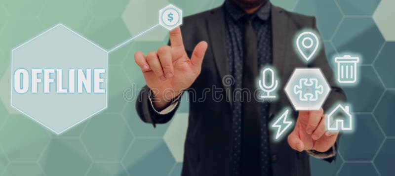 Conceptual Display Offline. Concept Meaning Not Having Directly ...