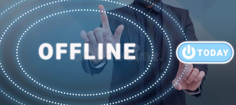 Conceptual Display Offline. Word for Not Having Directly Connected To a ...