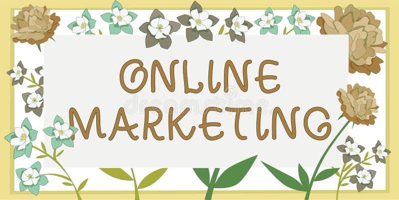 Conceptual Display Online Marketing. Concept Meaning Software that ...