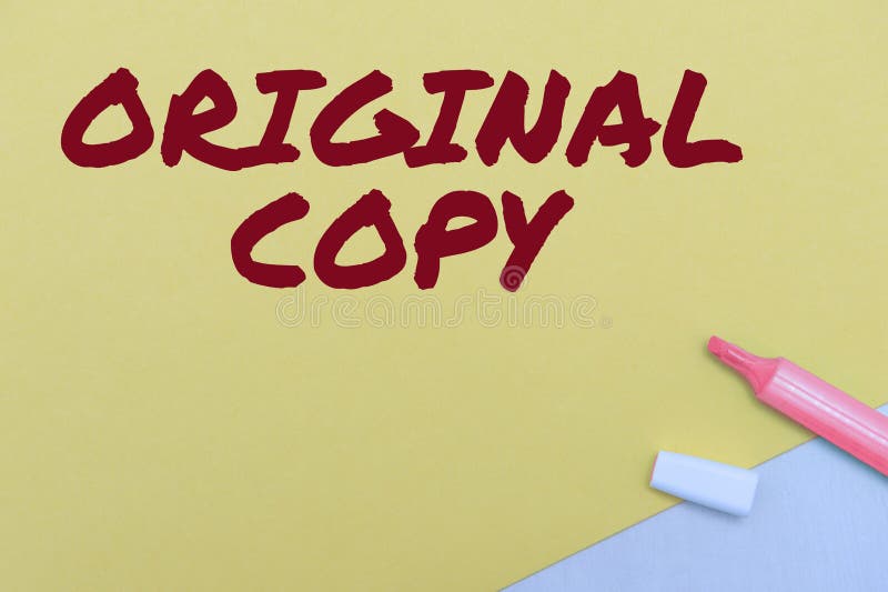 Conceptual Display Original Copy. Business Approach Main Script ...