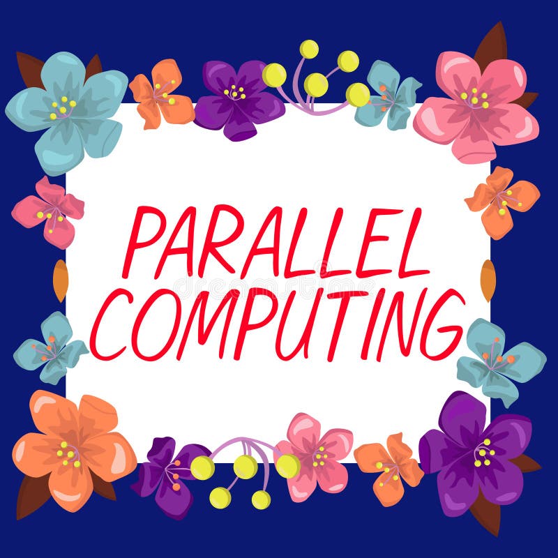 Conceptual Display Parallel Computing. Business Idea Simultaneous ... Conceptual Display Parallel Computing. Business Idea Simultaneous ...