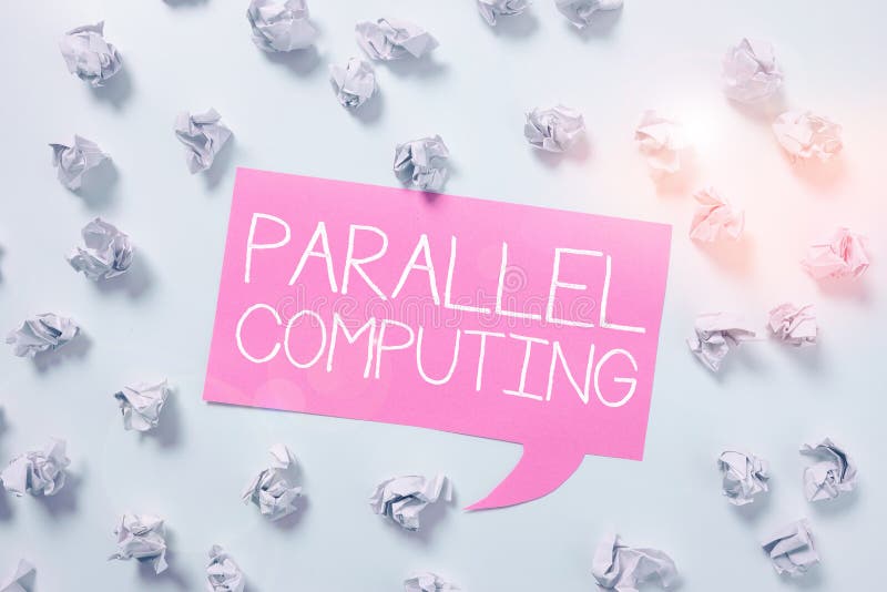 Conceptual Display Parallel Computing. Internet Concept Simultaneous Calculation by Means of ...