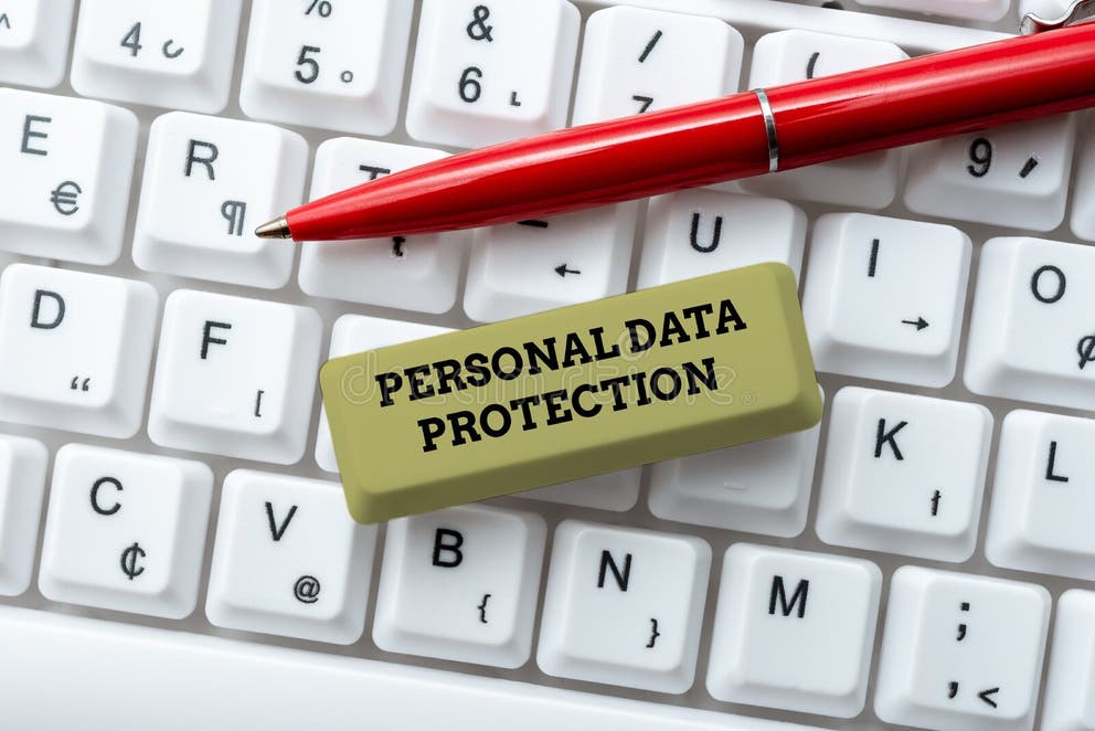 Conceptual Display Personal Data Protection. Business Concept ...
