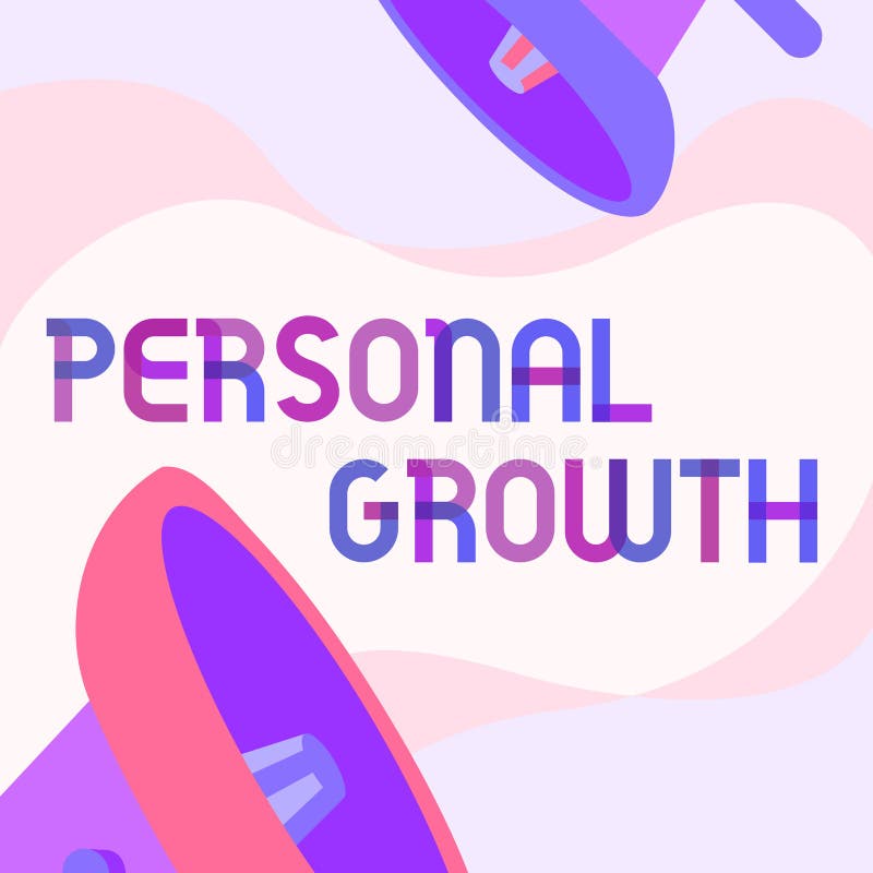 Conceptual Display Personal Growth. Internet Concept Improve Develop ...