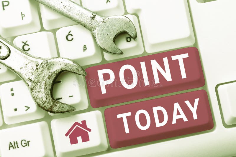 Conceptual Display Point. Business Idea Dot or Other Punctuation Mark ...