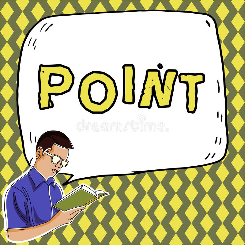 Writing Displaying Text Point. Internet Concept Dot or Other ...