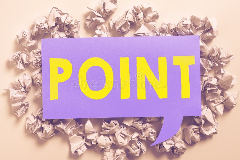 Conceptual Display Point. Conceptual Photo Dot or Other Punctuation ...