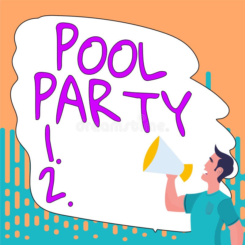 Writing Displaying Text Pool Party. Business Idea Celebration that ... Writing Displaying Text Pool Party. Business Idea Celebration that ...