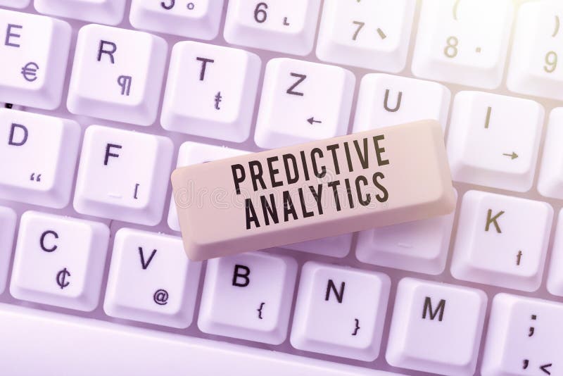 Conceptual Display Predictive Analytics. Business Concept Optimize ...