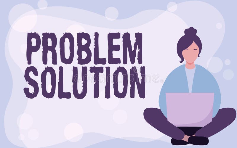 Conceptual Display Problem Solution. Business Idea Solving Consists of ...