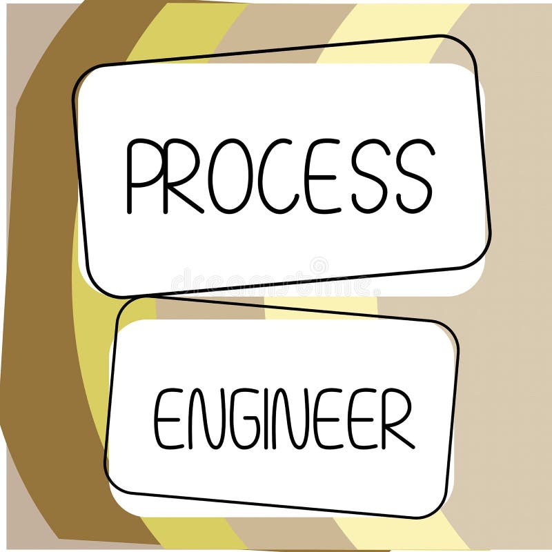 Conceptual Display Process Engineer. Word Written on Deciding How To Go ...