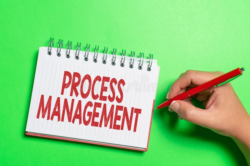 Conceptual Display Process Management. Business Idea Aligning Processes ...