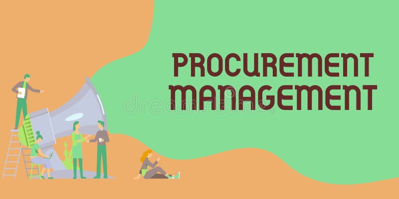 Conceptual Display Procurement Management. Internet Concept Buying ...