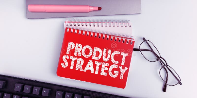 Handwriting Text Product Strategy. Business Idea Long Term Plan ...