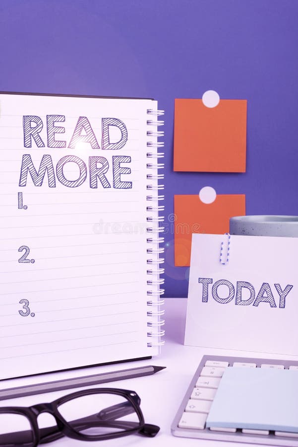 Hand Writing Sign Read More. Business Concept Provide More Time or ...