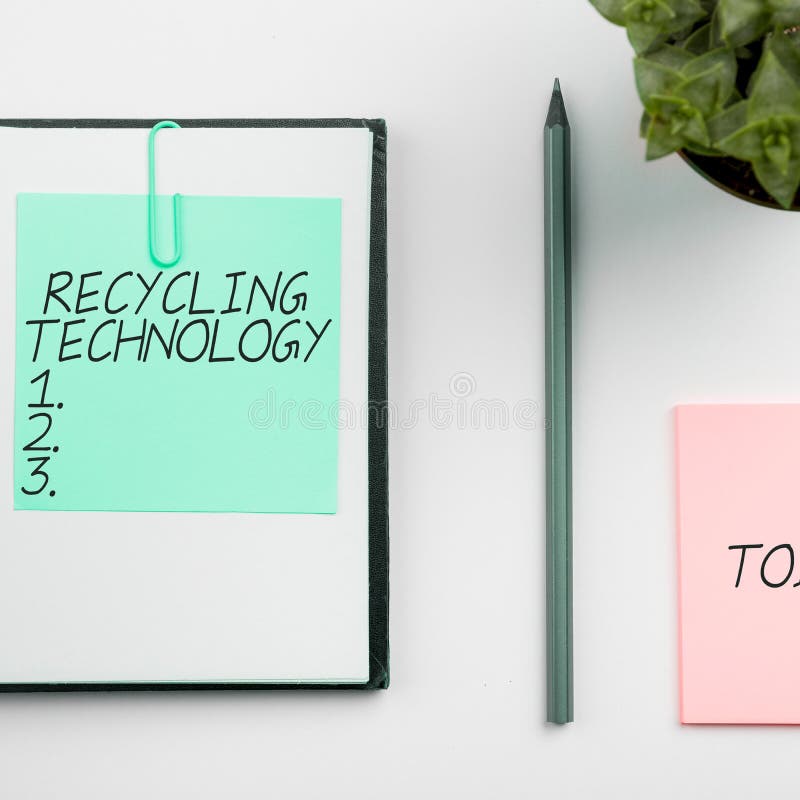 Conceptual Display Recycling Technology. Concept Meaning the Methods ...
