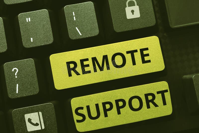 Conceptual Display Remote Support. Word for Help End-users To Solve ... Conceptual Display Remote Support. Word for Help End-users To Solve ...