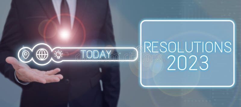 Writing Displaying Text Resolutions 2023list of Things Wishes To Be ...