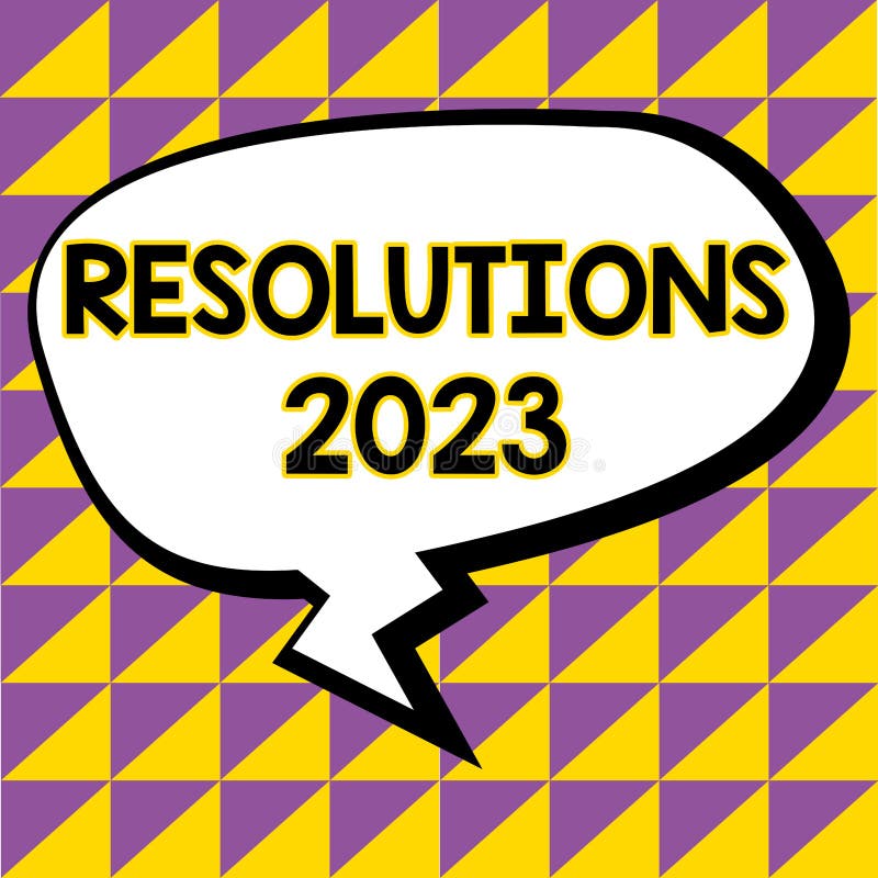 Conceptual Display Resolutions 2023. Word for List of Things Wishes To ...