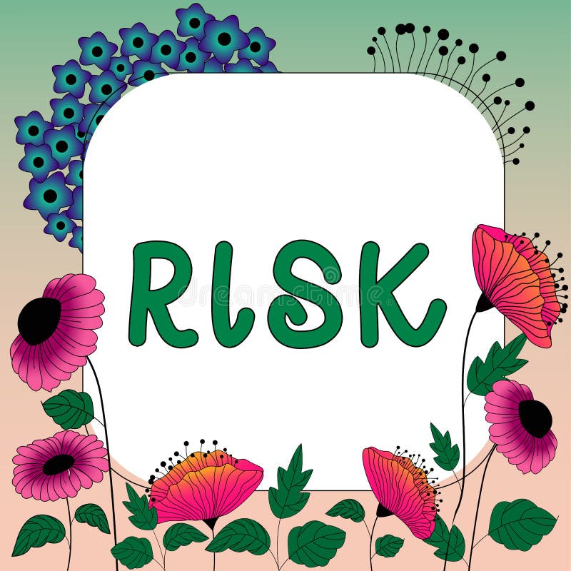 Conceptual Display Risk. Business Idea Implies Future Uncertainty about ...