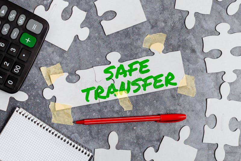 Conceptual Display Safe Transfer. Concept Meaning Wire Transfers ...