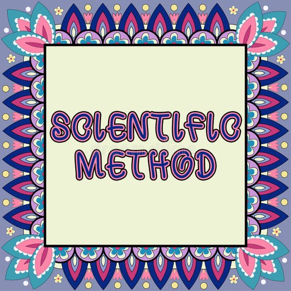 Conceptual Display Scientific MethodPrinciples Procedures for the ...