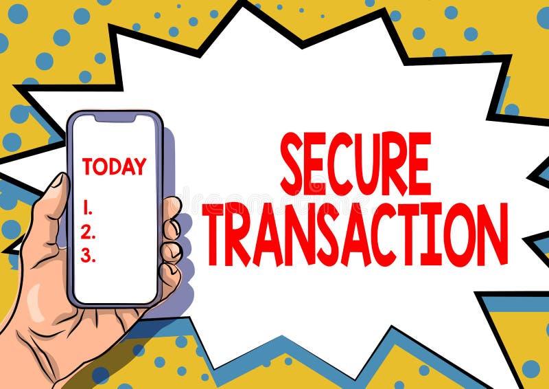 Secure transaction stock photo. Image of finance, dollars - 10171330