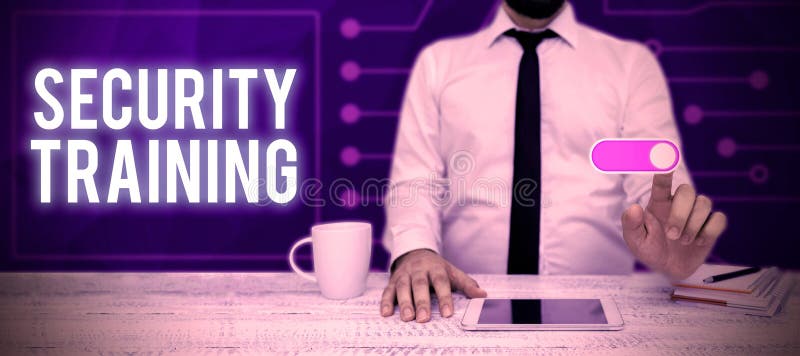 Conceptual Display Security Training. Word Written on Providing ... Conceptual Display Security Training. Word Written on Providing ...