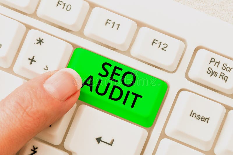 Text Showing Inspiration Seo Audit. Word Written on Search Engine ...